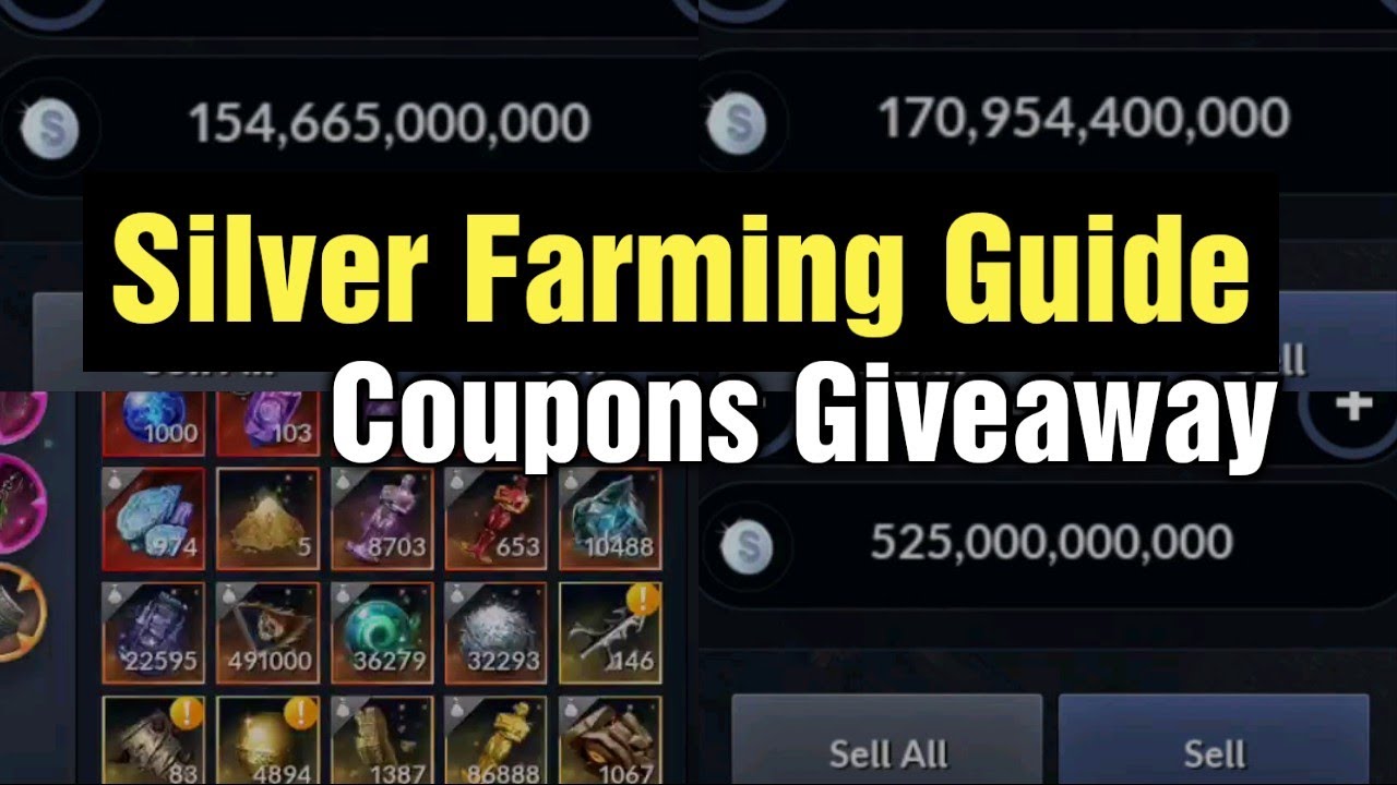 Black Desert Mobile Silver Farming Guide & Coupons Giveaway - YouTube
