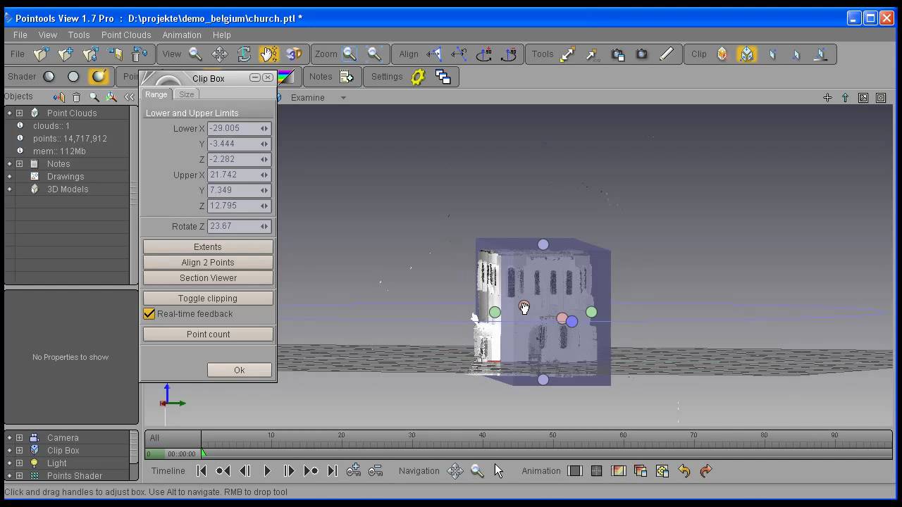 Pointools Schnitte / Section - YouTube