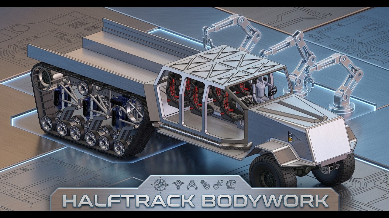 Building a Monster: Designing the Ultimate Halftrack Chassis and ...