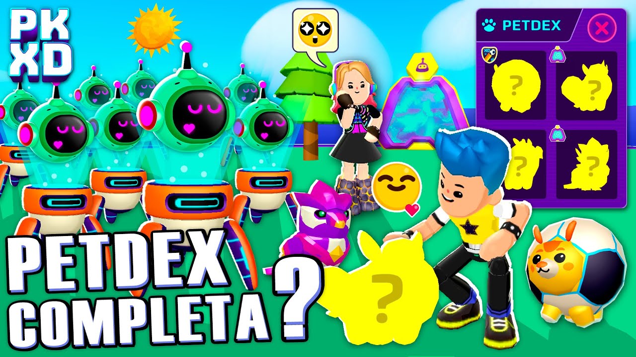 🍀 Tentei Completar a PET DEX do PK XD e Abri Muitos PET PODS - YouTube