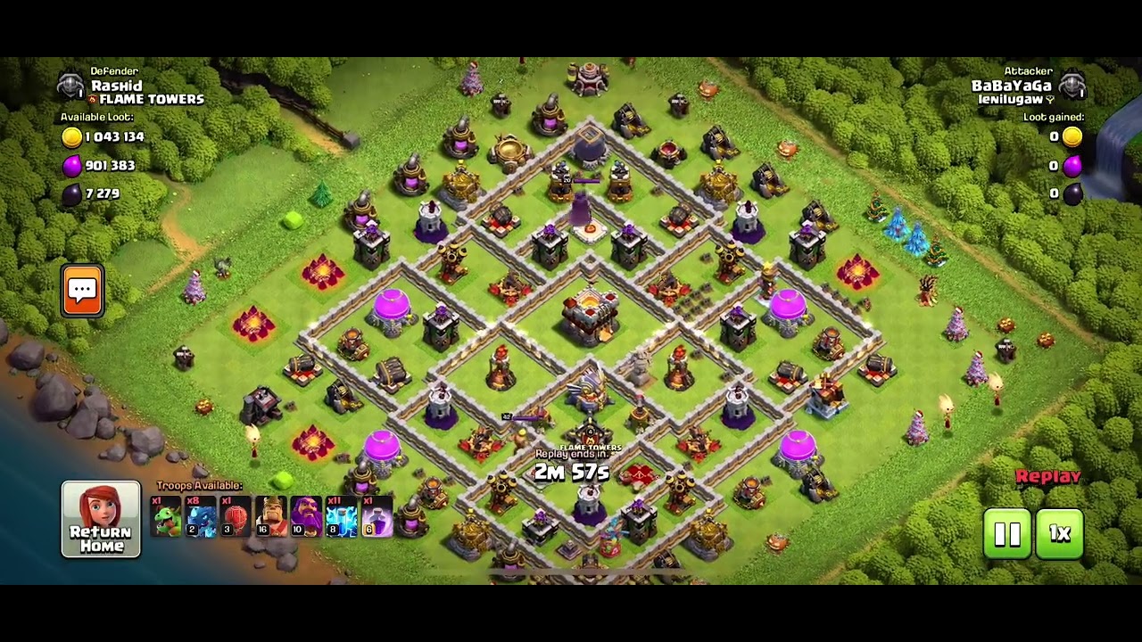 Th11 attack strategy / COC Edrag attack / invisible spell 3 stars ...