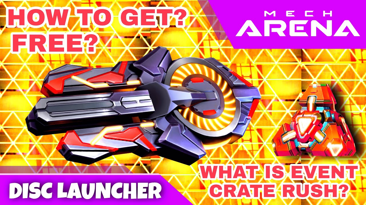 Disc Launcher New Weapon coming in Event - What is EVENT CRATE RUSH ...