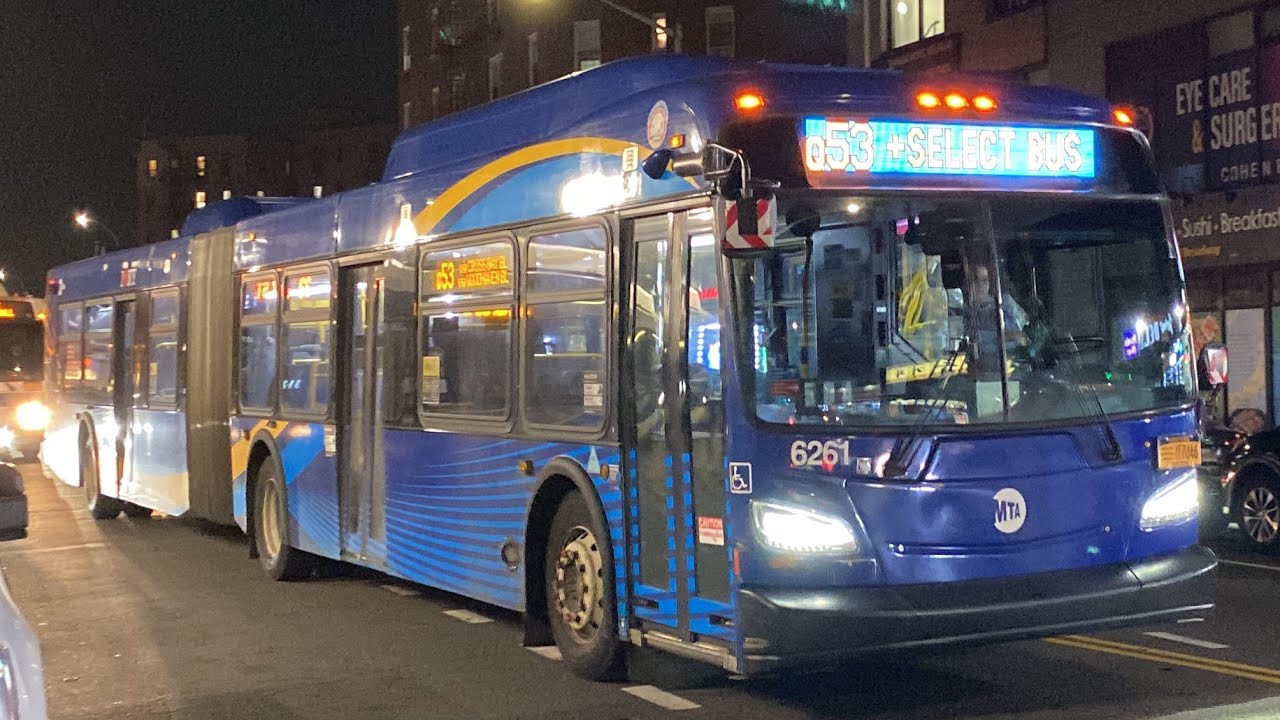 MTA Bus: Q33, Q47, Q49, Q53 SBS, and Q70 SBS Action in Jackson Heights ...