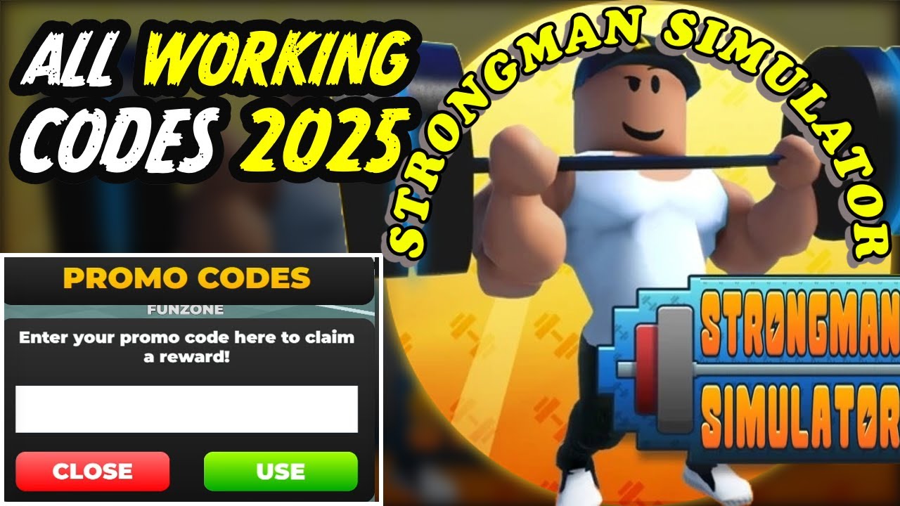 Strongman Simulator Codes June 2025 ⚠️New⚠️ ALL WORKING CODES Roblox ...