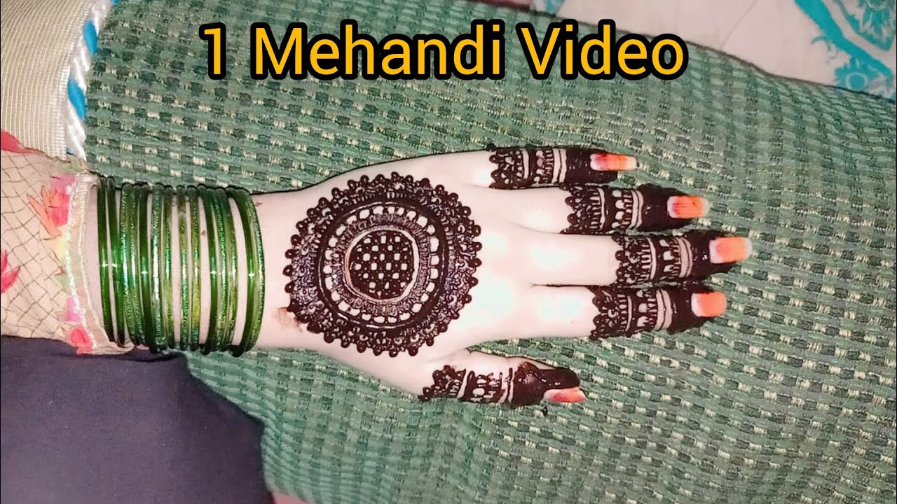 Banch Style Mehandi | My First Mehandi Video | Mashallah - YouTube