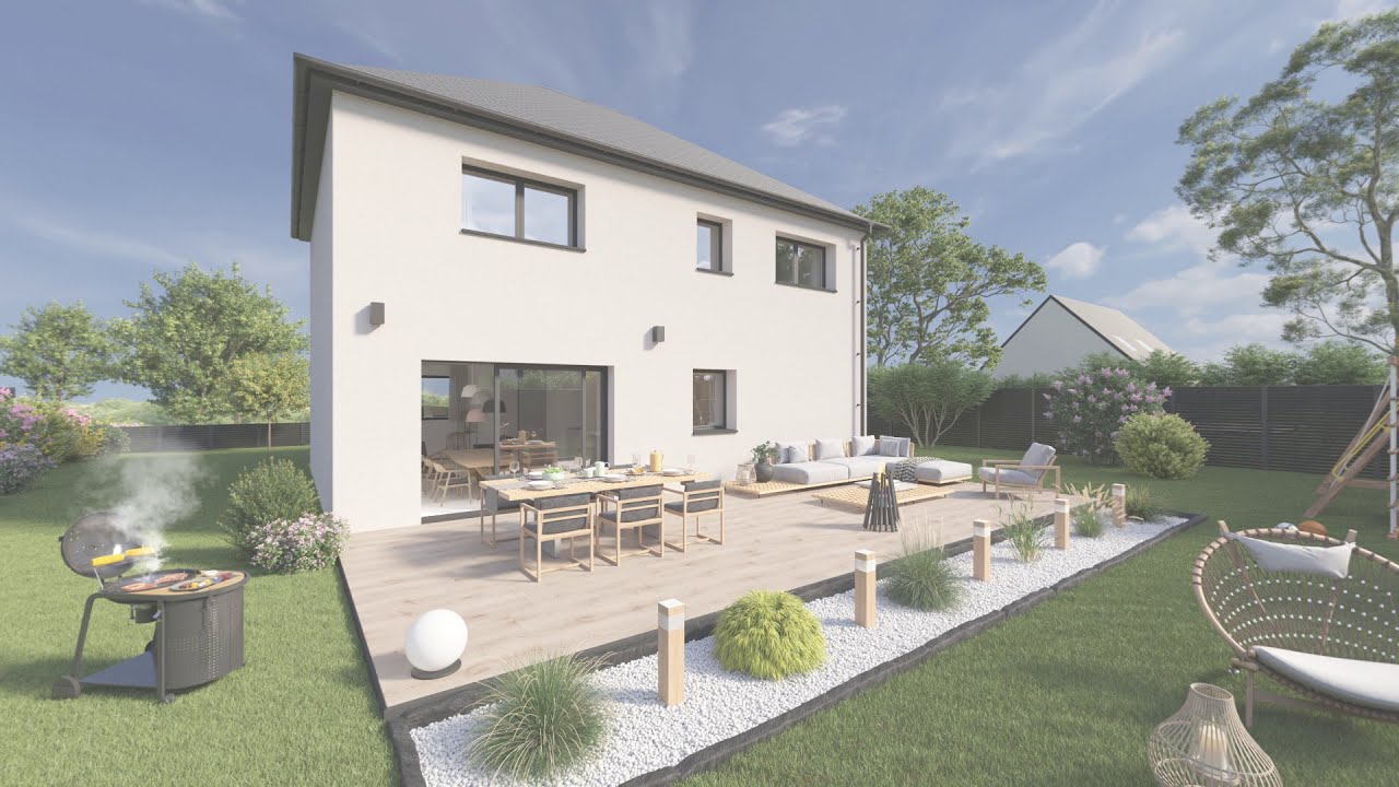 Visite virtuelle d'une Maison Castor à étage - YouTube