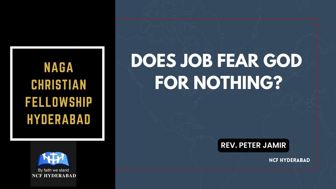"Does Job Fear God for Nothing?" | Sunday Sermon | Rev. Peter Jamir ...