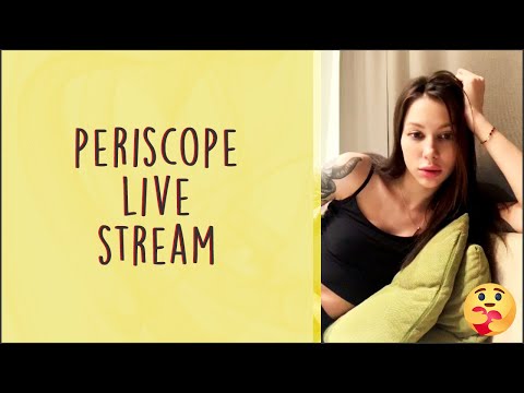 Chat with me ❤️ Periscope Live Stream 🎨 Cute Vlogs