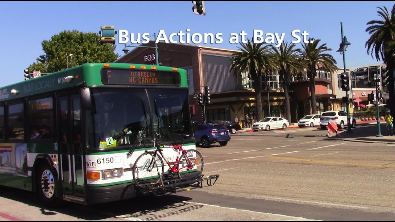 ᴴᴰ⁶⁰ AC Transit & Emery Go-Round Actions at Bay Street - YouTube
