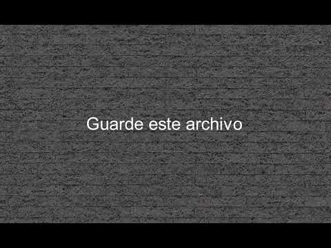 How to say Save This File in Spanish - YouTube