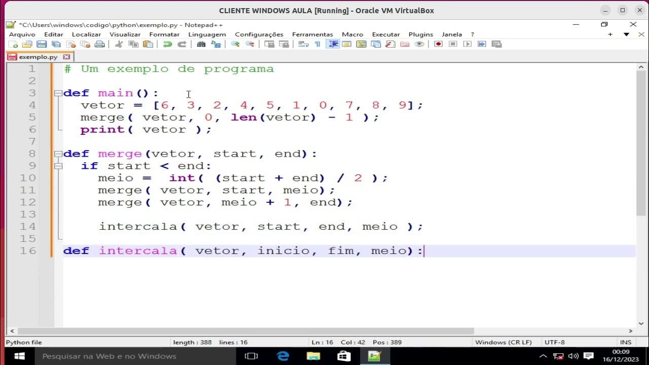 Estruturas de Dados: Merge Sort PYTHON - Aula 34 - YouTube