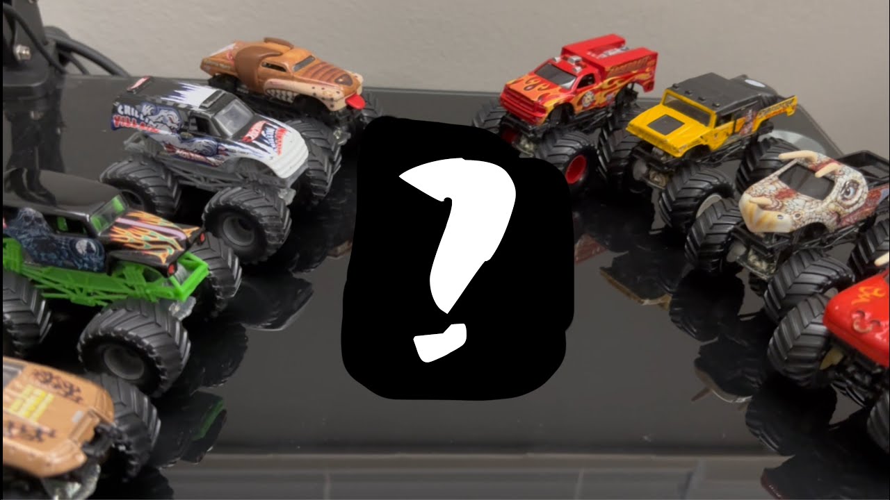 MORE Custom Monster Jam Spinmaster Diecasts + Hot Wheels Monster Jam ...
