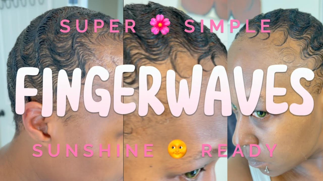 Finger Wave Tutorial Beginner Friendly Easy Summertime Ready Youtube