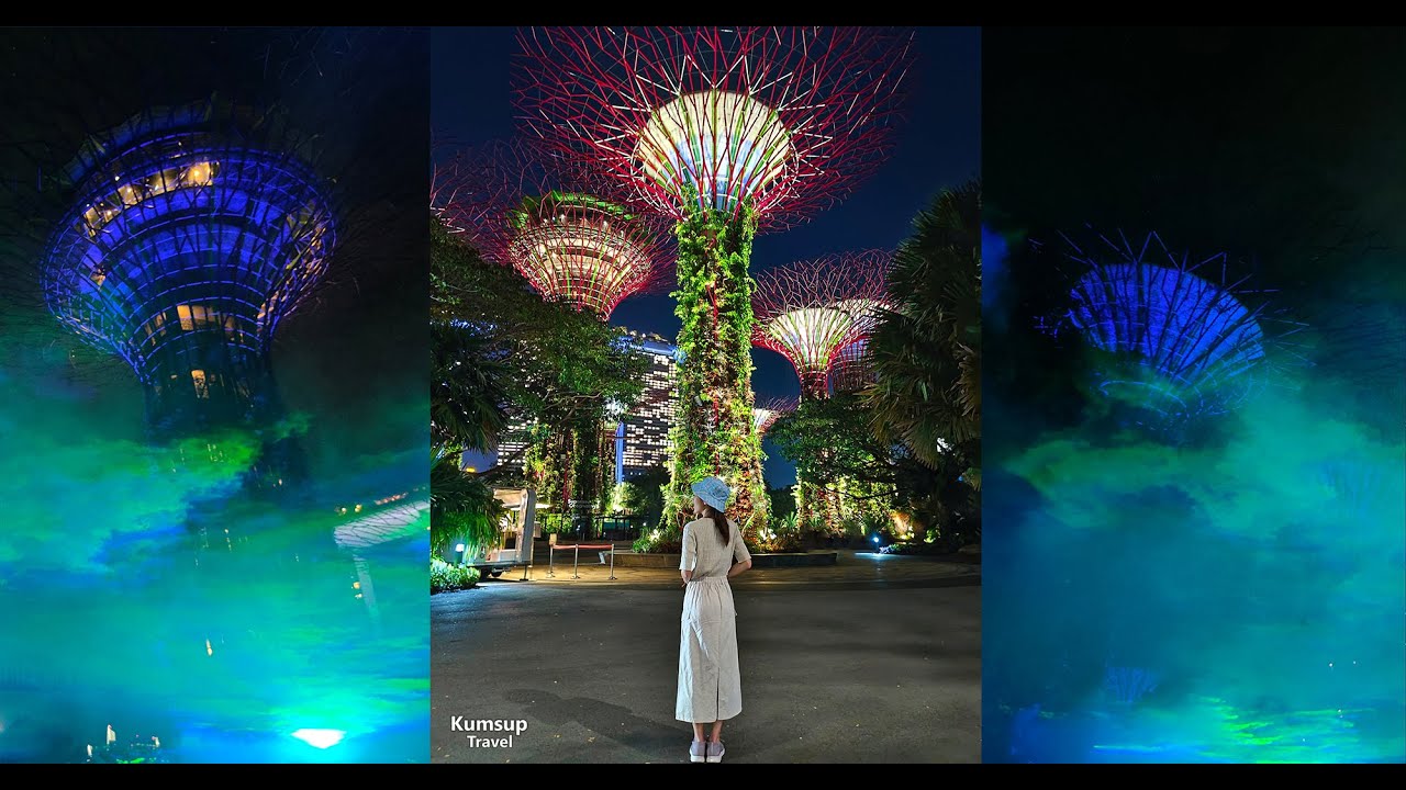 Garden Rhapsody light and sound show at Supertree Grove, Gardens by the ...