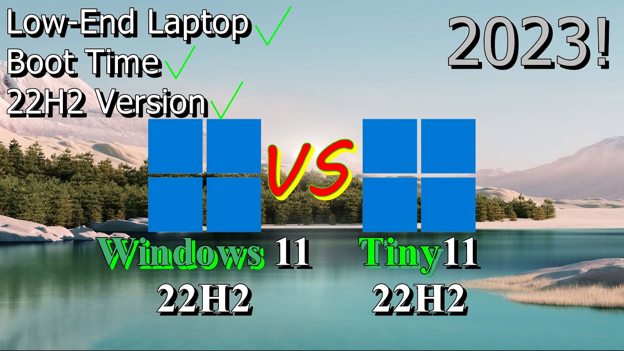 🔧Windows 11 22H2 VS Tiny11 22H2 Manakah Yang Lebih Ringan? | 2023! - YouTube