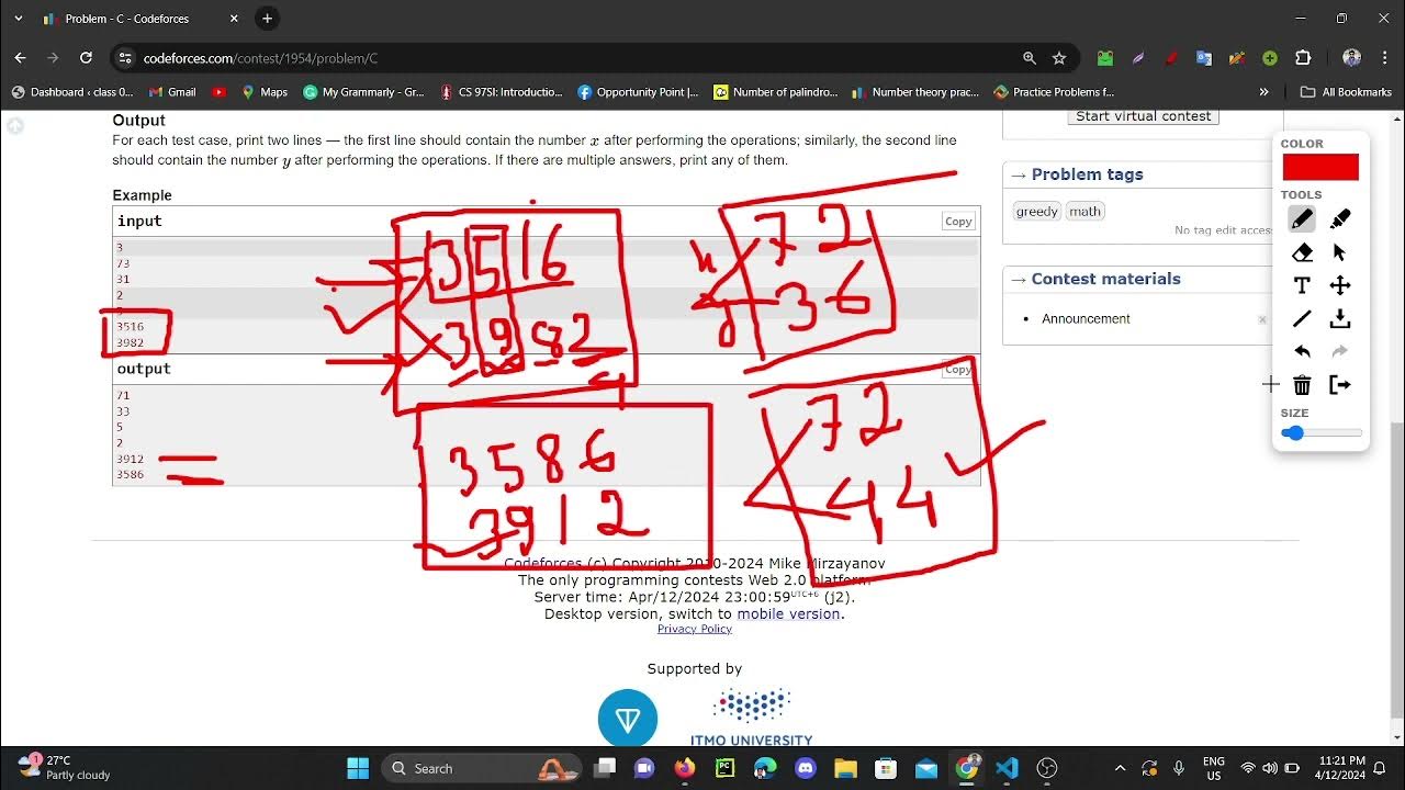 C. Long Multiplication || Educational Codeforces Round 164 (Div. 2) || Problem Solutlion in ...