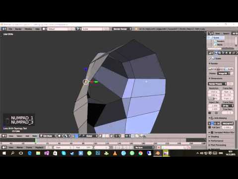 [Blender] [Tutorial] Lesson 3 - Creating the shoulder - YouTube