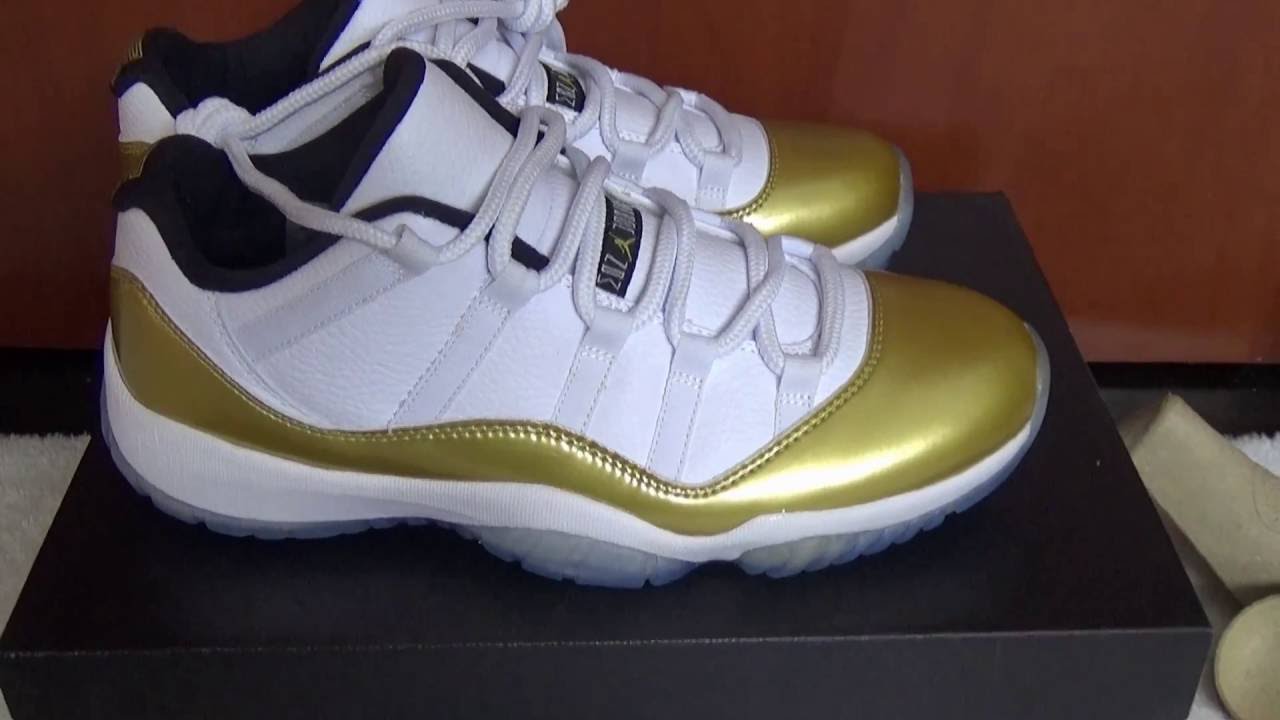 air jordan 11 retro low gold introduce & on foot from goodskick.com ...