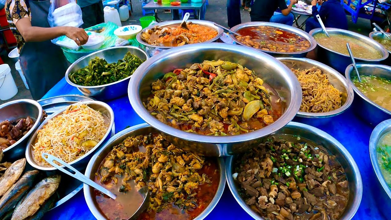 Popular Cambodian street food | Delicious Plenty of Khmer food for ...