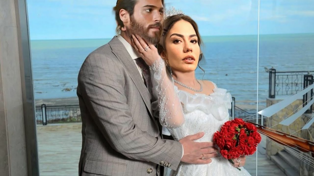 Can Yaman from Demet Özdemir's 2023 wedding - YouTube