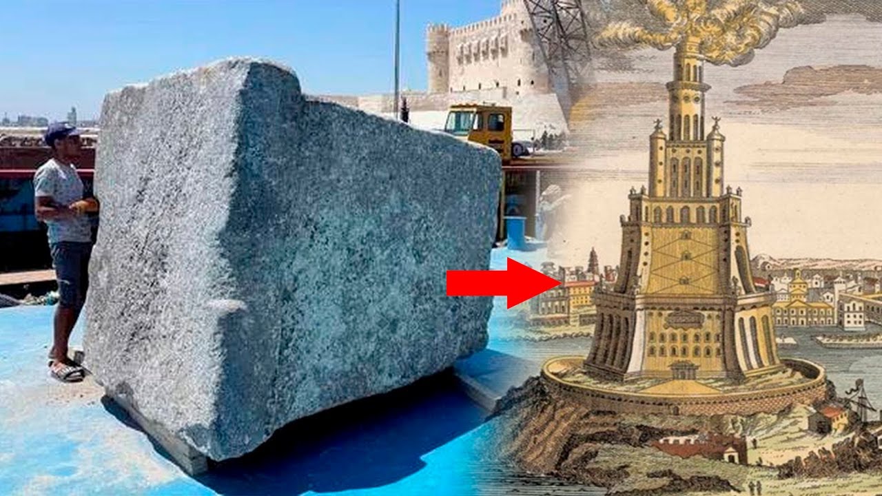 Hallan Inmensos Restos del Faro de Alejandría y una Puerta Colosal ...