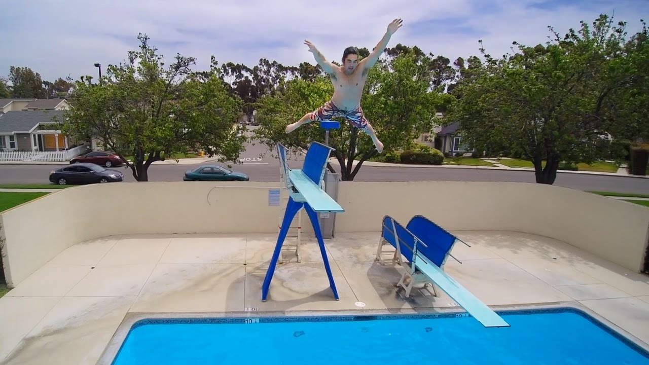 TRAINING FOR CIRQUE DU SOLEIL - Diving with Acrobats - YouTube