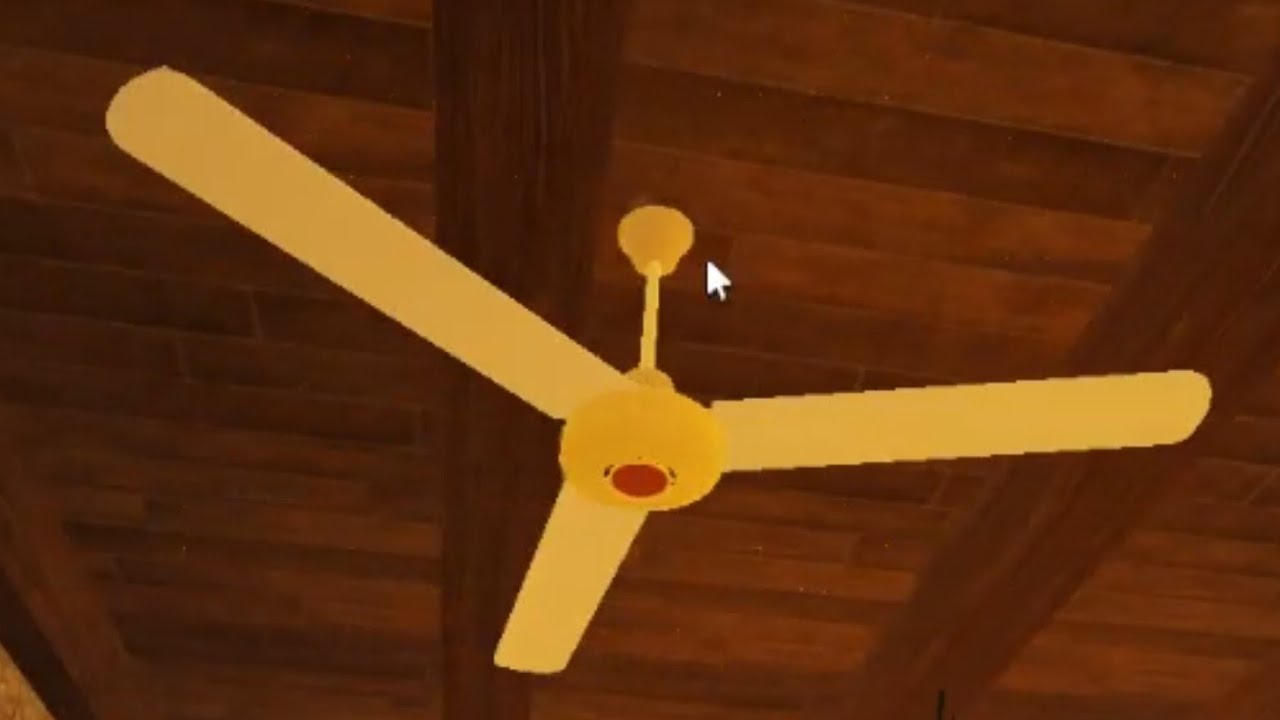Wobbly King Korea Ceiling Fan In Roblox - YouTube