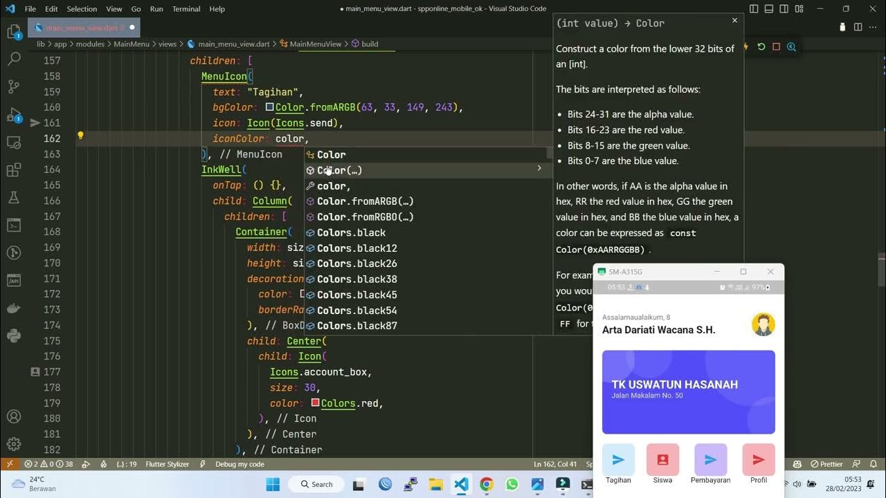 Laravel API dan Flutter #34 Cara Mudah Membuat Widget di Flutter - YouTube