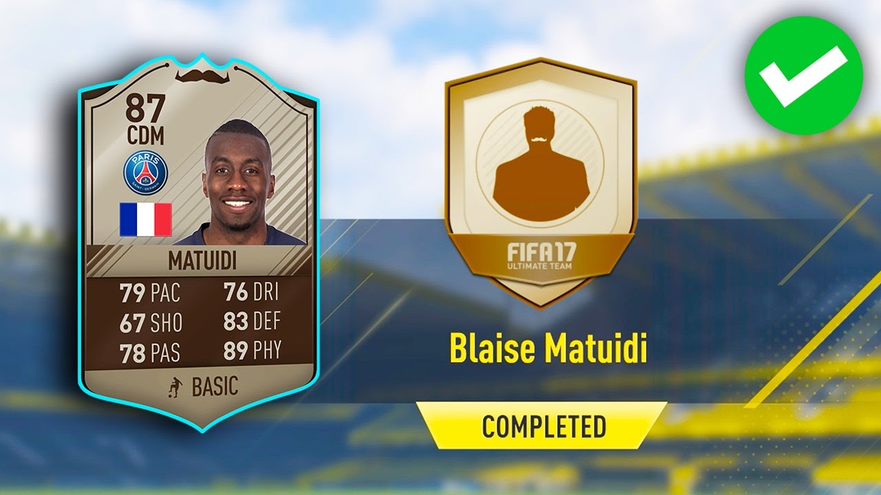 FIFA 17 MOVEMBER BLAISE MATUIDI SBC *LOAN REWARD* HOW TO COMPLETE ...