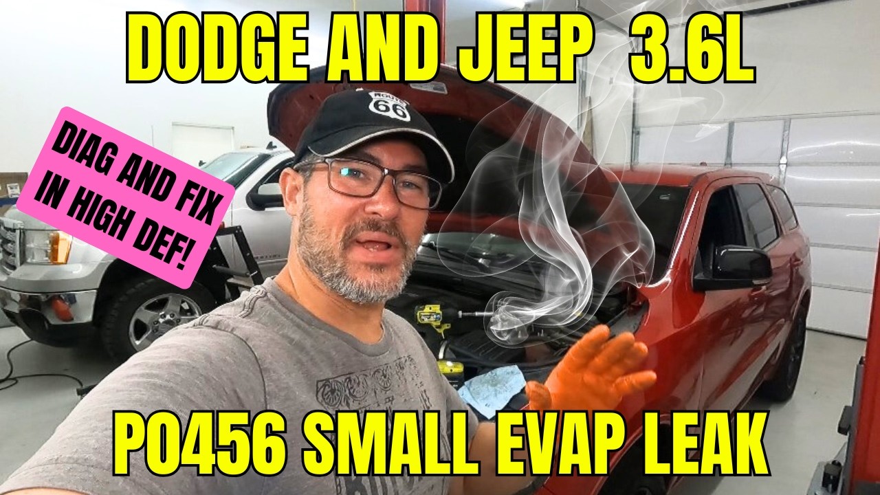 Dodge and Jeep P0456 small EVAP leak diag and fix (smoke it!) - YouTube