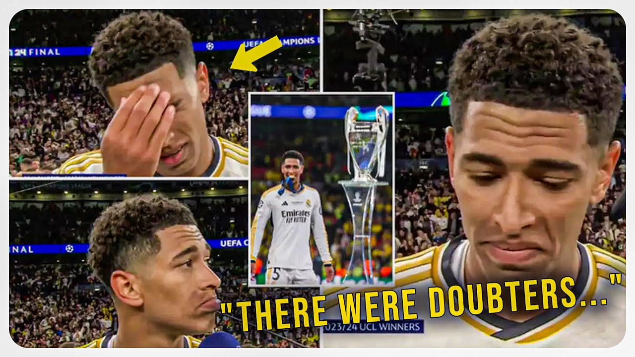 Jude Bellingham's Emotional UCL Win Interview (Real Madrid) - YouTube