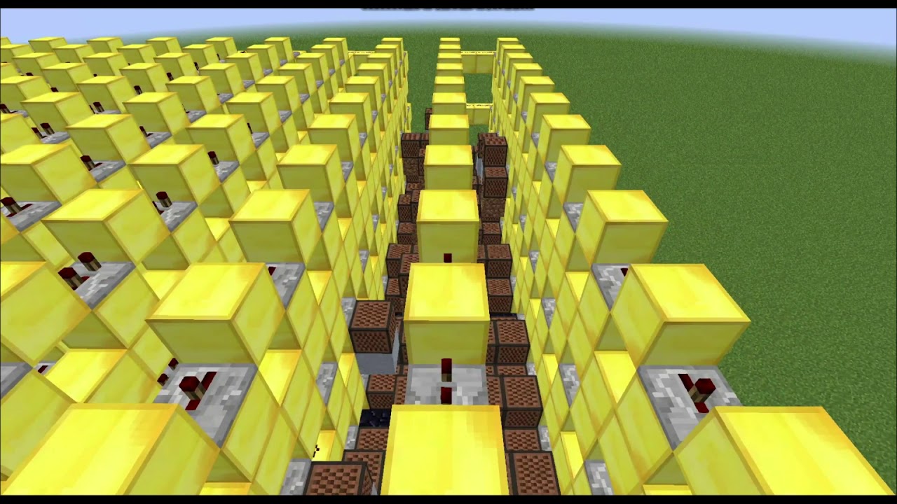 Hymn For The Weekend - Coldplay -- Minecraft Note Block - YouTube
