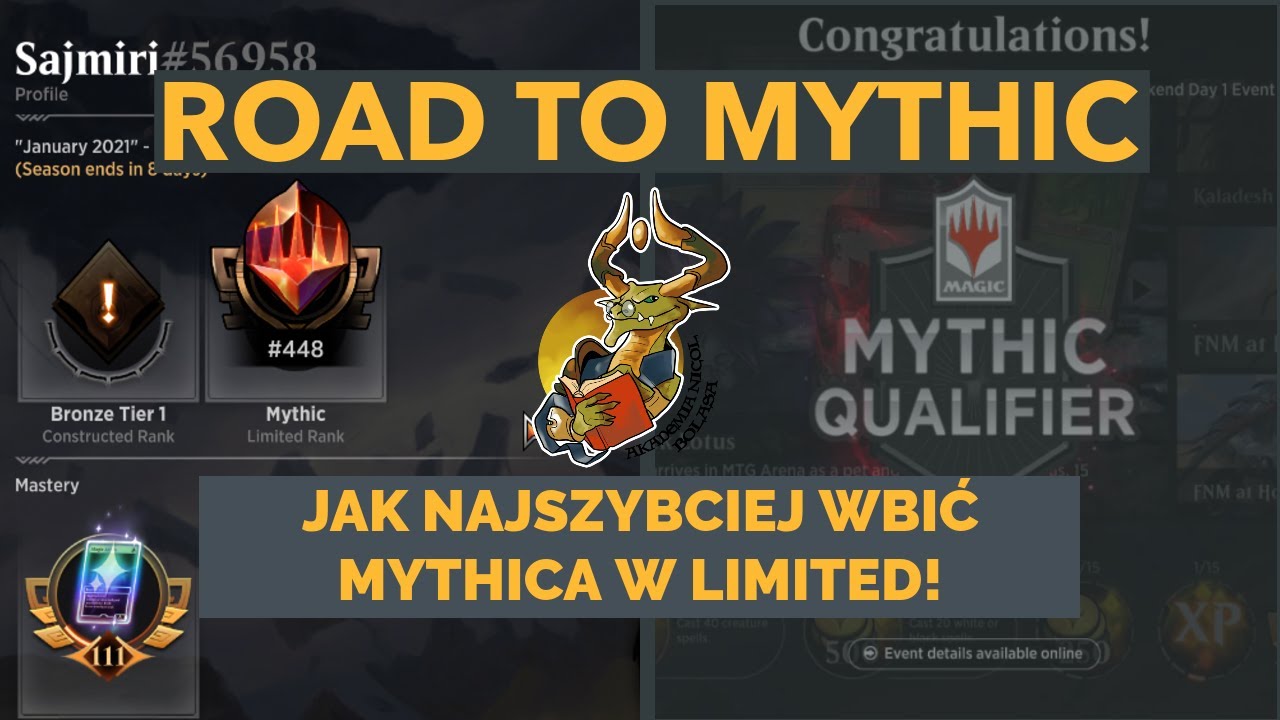 Jak najszybciej wbić Mythic rank w Limited MTGArena? QuickDraft Challenge - YouTube