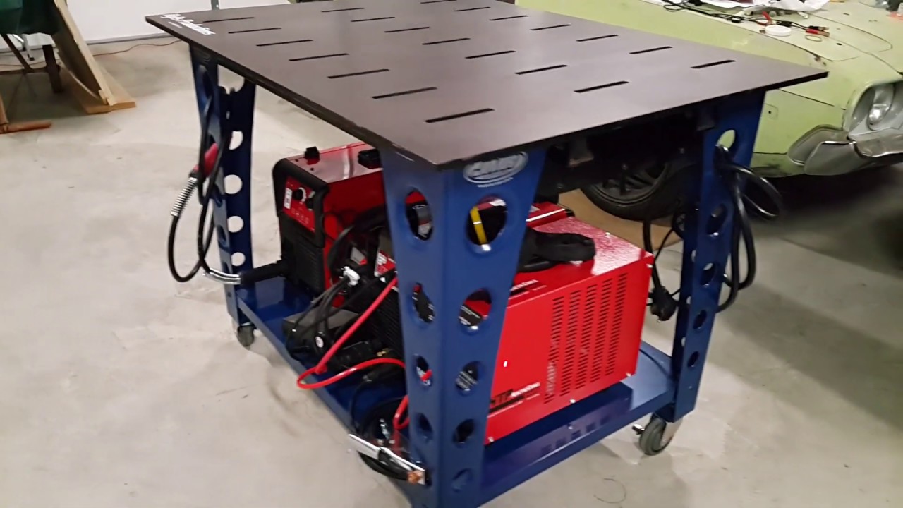 JMR Manufacturing fabrication table setup - YouTube