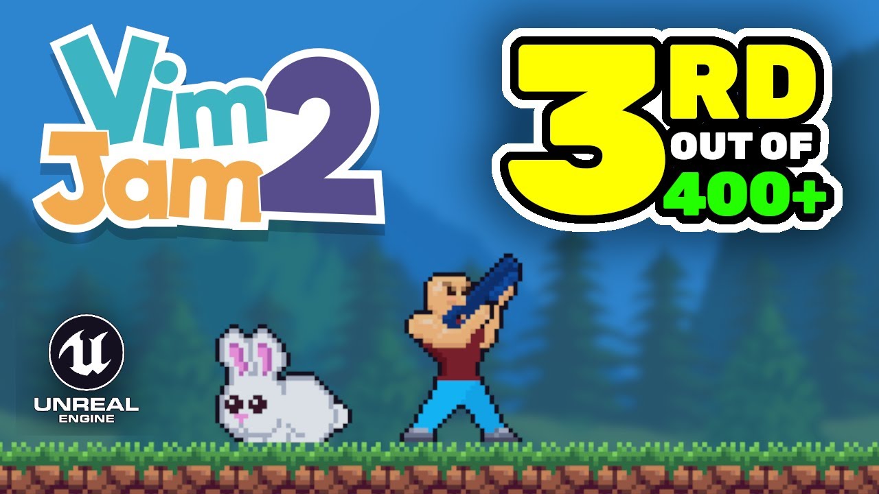 I ranked TOP 3 of 400+ for VimJam 2 | Game Jam Devlog - YouTube