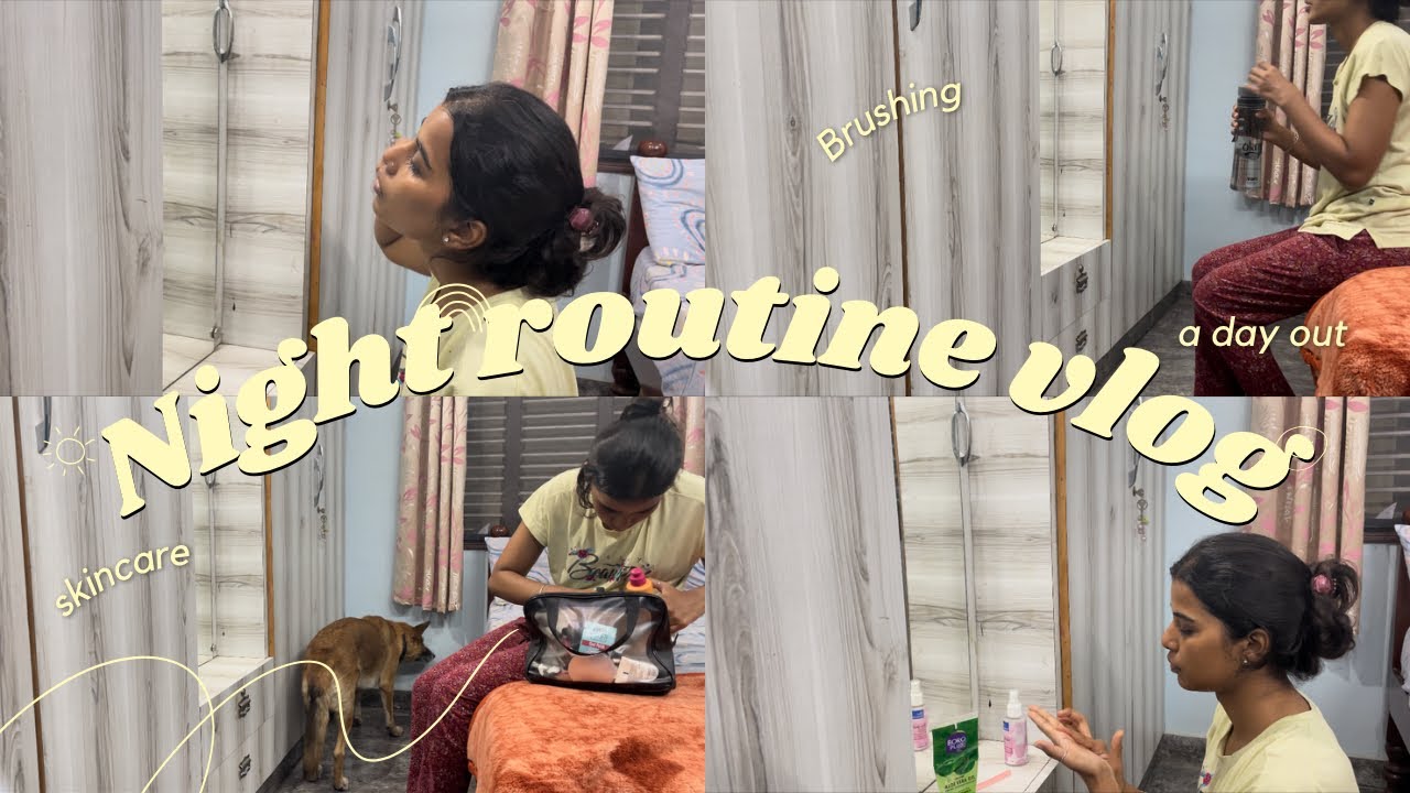 Night routine vlog || #aesthetic #vlog - YouTube