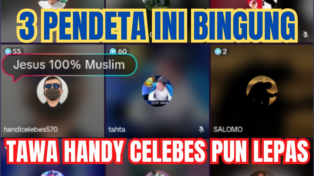 🔴LIVE - DUA MUALLAF + UST.TAHTA DIAJAK PERCARA BIBEL? VS PDT TORO, PDT CHRISTIAN, DAN PDT JUBIR ...