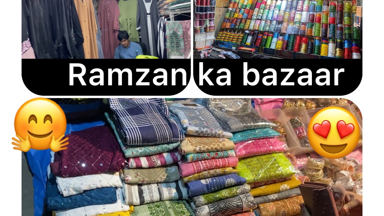 Ramzan ka bazaar 😍kolkata famous babu bazaar market khidderpur - YouTube