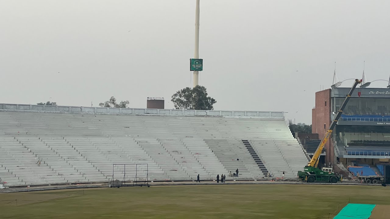 Gaddafi Stadium renovation latest Update | - YouTube