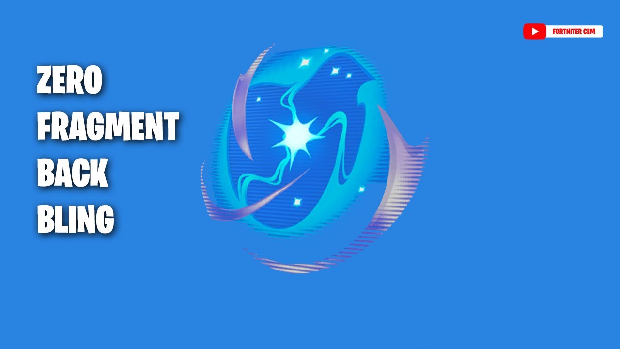 How To Get Zero Fragment Back Bling For Free in Fortnite - YouTube