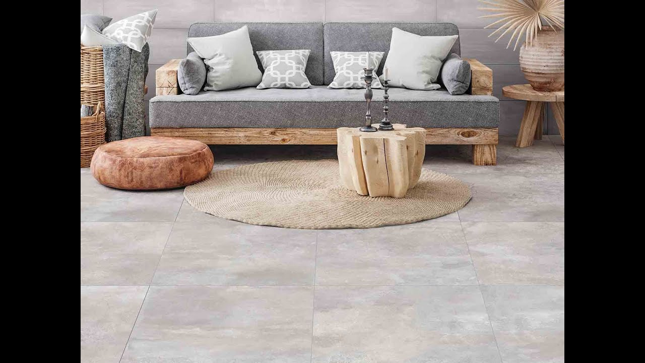 Harlem Grey EcoTec Matt Glazed Porcelain Floor Tile 800 x 800mm GR1CHA201E - YouTube