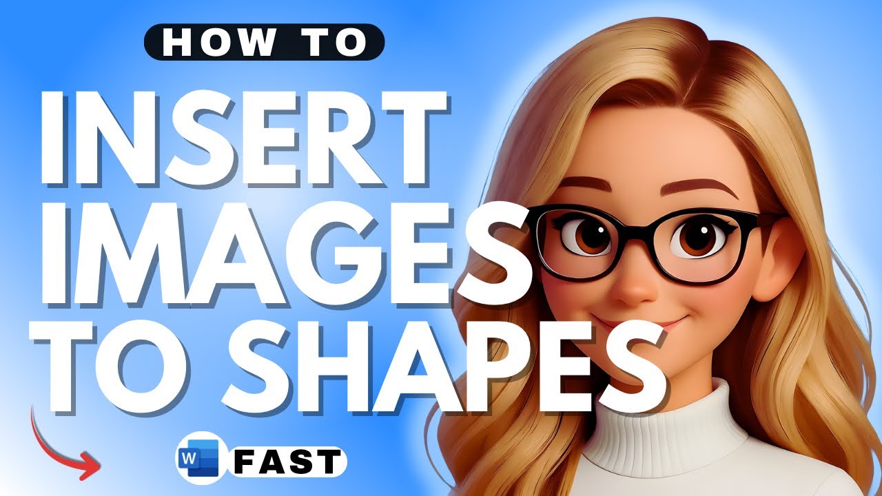 Fastest Way to Insert Images Into Shapes in Microsoft Word - 2025 - YouTube
