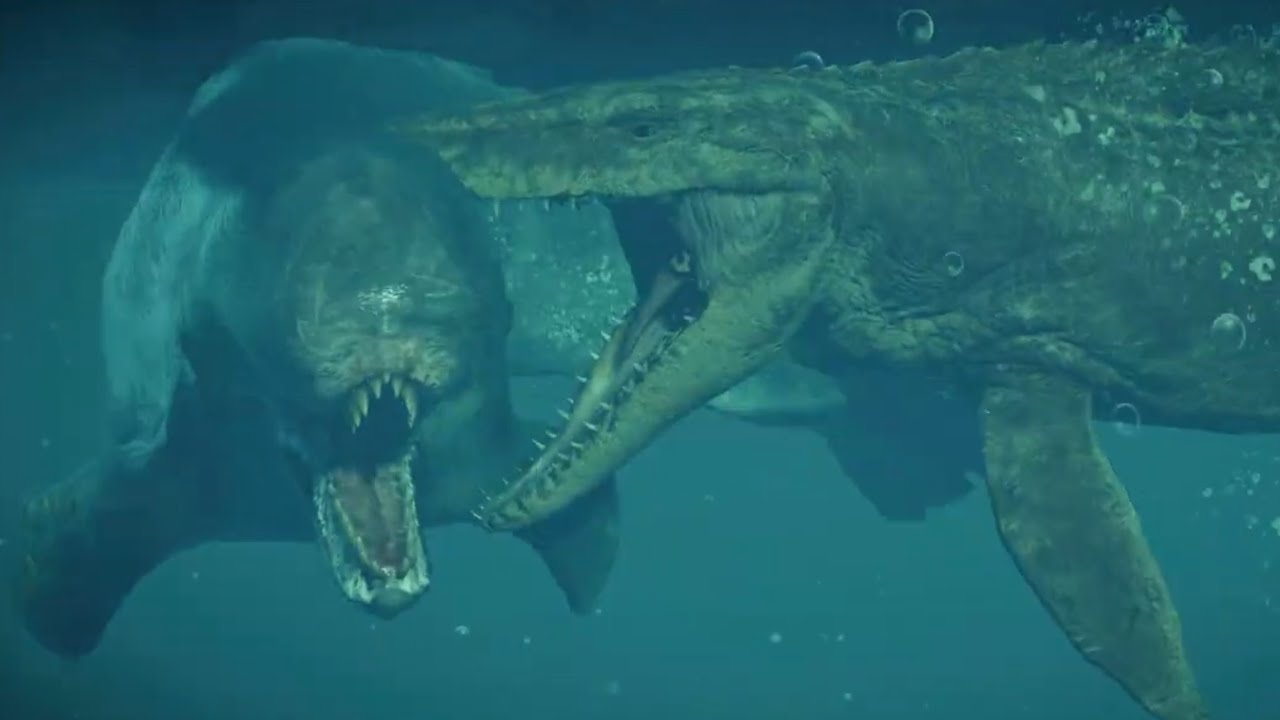 Khủng Long Biển Đại Chiến Cá Heo Quái Vật _Sea Dinosaur Vs Dolphin ...