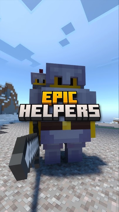 EPIC HELPERS 🎭 #minecraft #bedrock #addon #new #marketplace #epic # ...