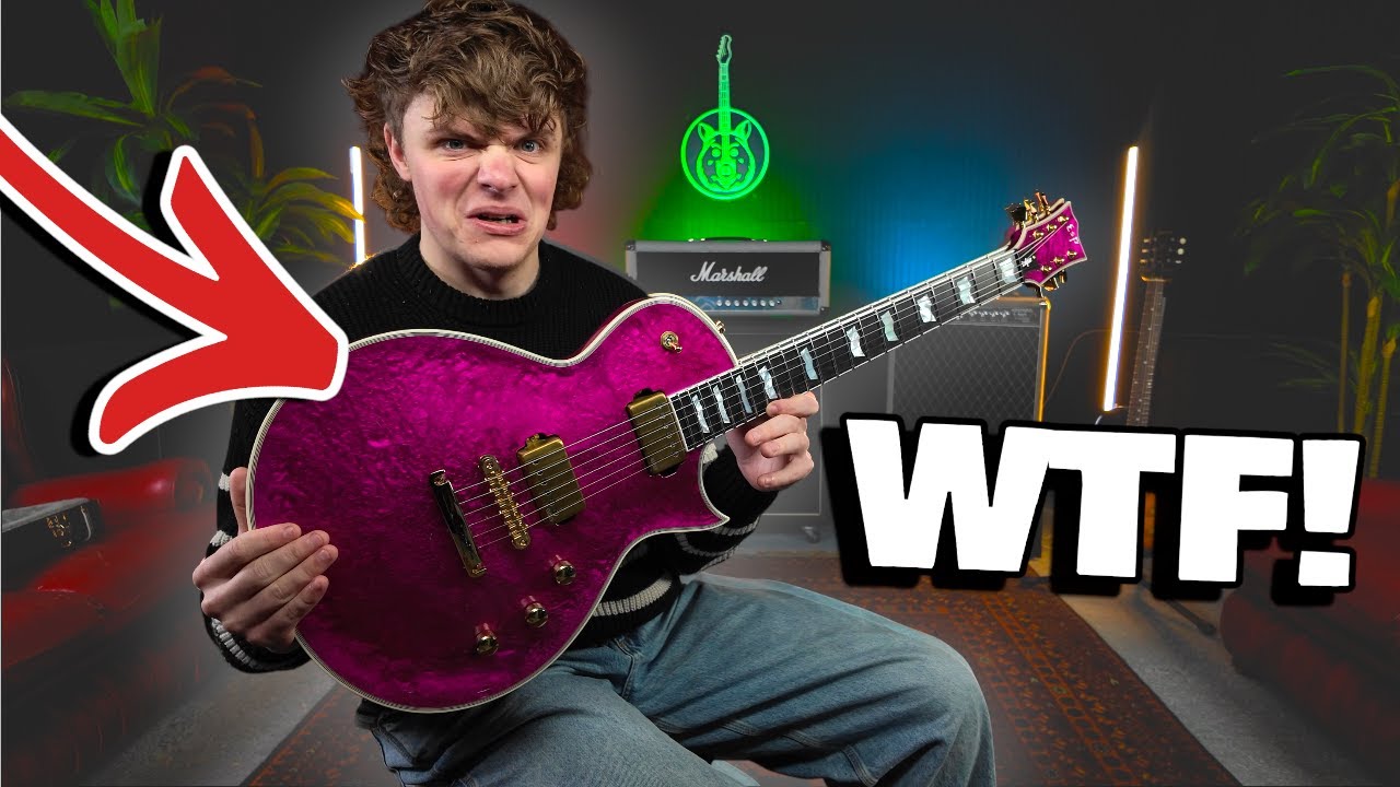 Gibson Fanboy Tries a Pink ESP Eclipse!! - YouTube