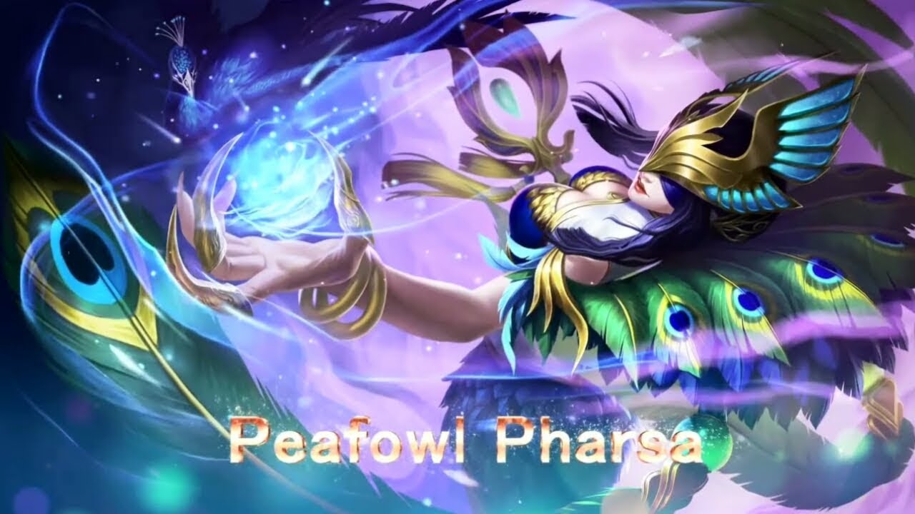 New Skin Peafowl Pharsa 😘😘😘 MOBILE LEGENDS - YouTube