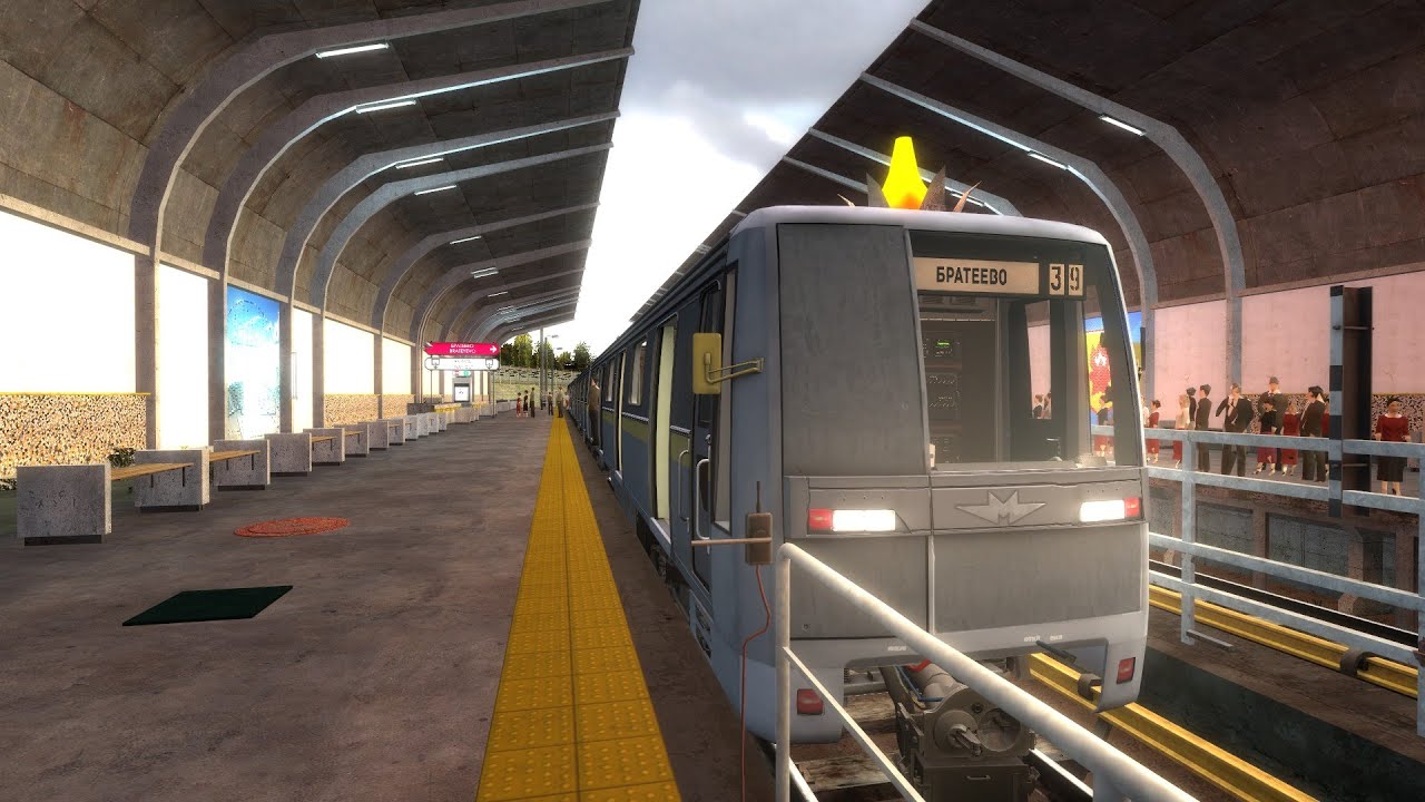 METROSTROI SUBWAY SIMULATOR / РЕАЛИСТИЧНЫЙ СИМУЛЯТОР МАШИНИСТА МЕТРО ...