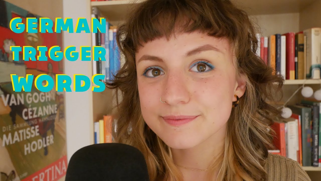 ASMR Unusual German Trigger Words (whispering & hand movements ...