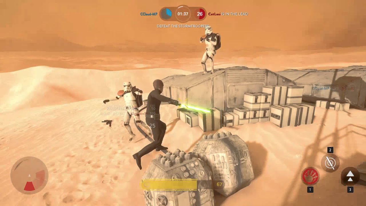 Star wars Battlefront III Hero hunt Gameplay - YouTube