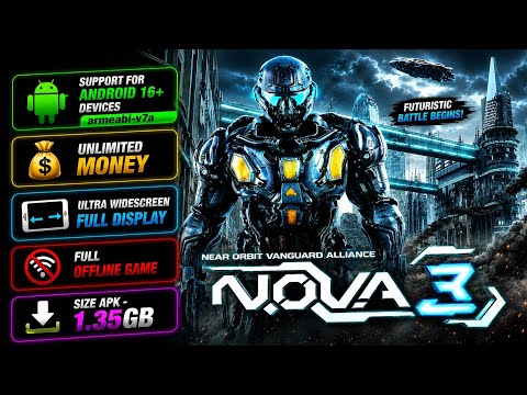 N.O.V.A 3: FREEDOM EDITION v1.0.1d Support Android 16+ Gameplay (60 FPS)